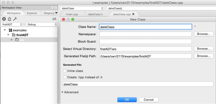 Solved Lab 16 -- Defining Your First Abstract Data | Chegg.com