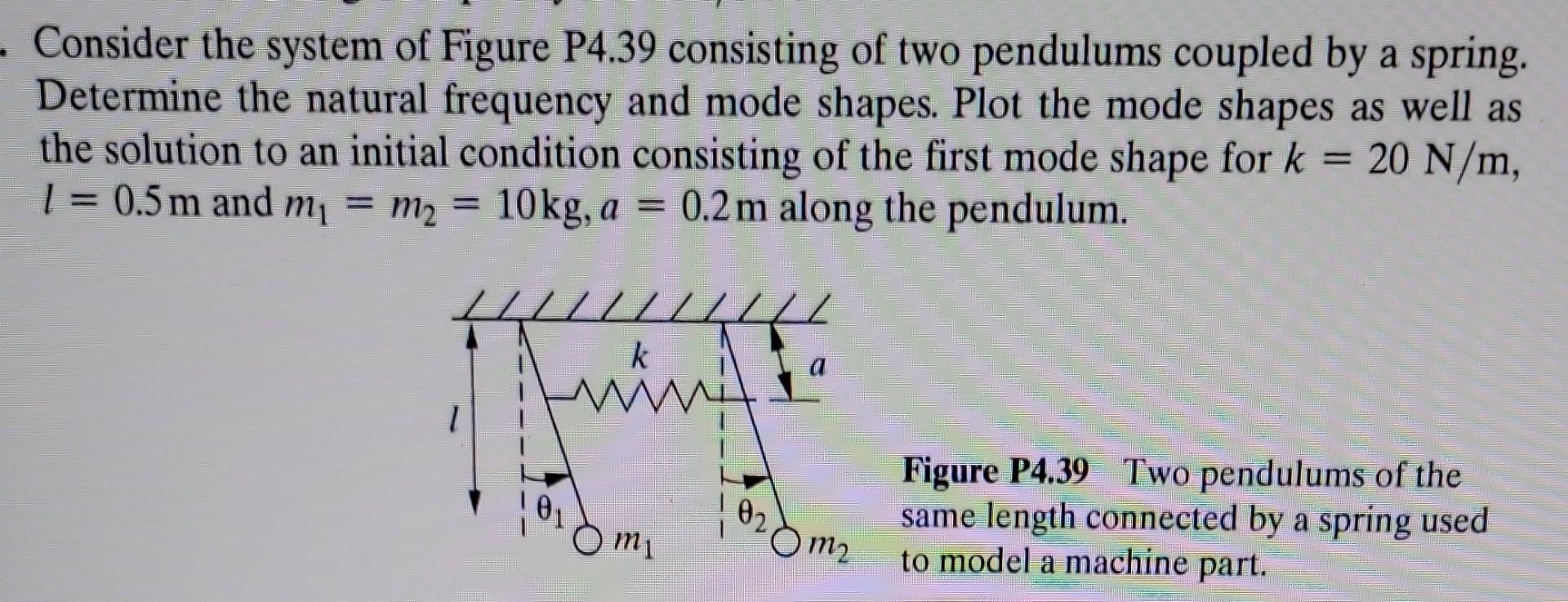 Solved Consider the system of Figure P4.39 consisting of two | Chegg.com