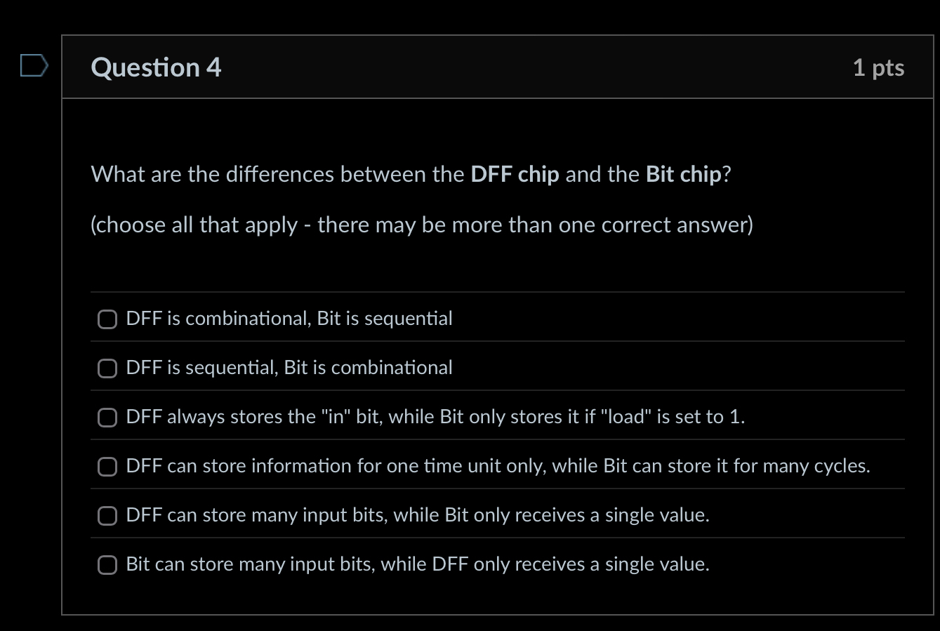 Solved Question 41 ﻿ptsWhat are the differences between the | Chegg.com