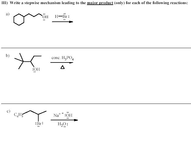 Solved Write a stepwise mechanism leading to the major | Chegg.com