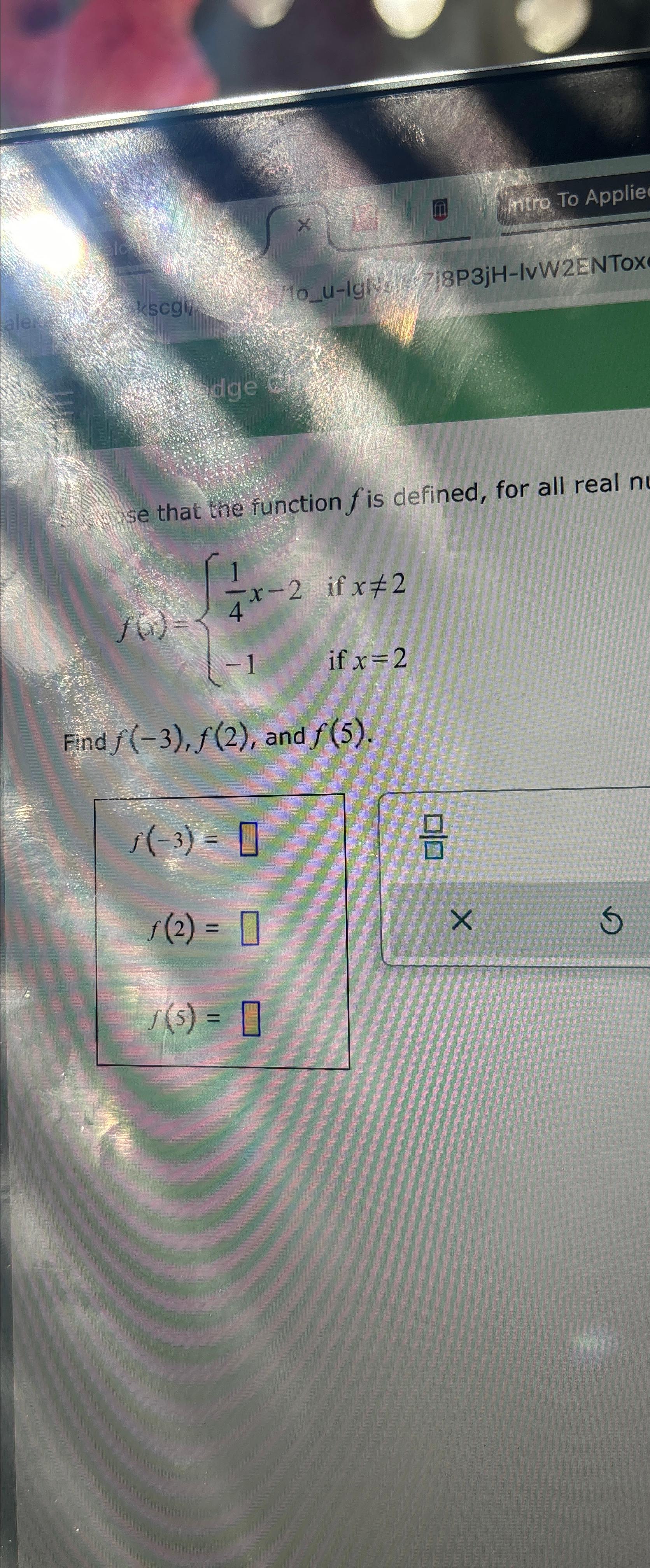 Solved se that the function f ﻿is defined, for all | Chegg.com