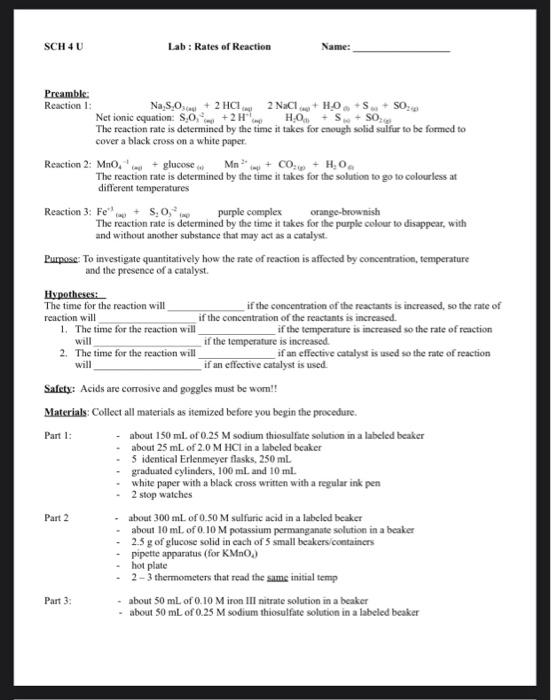 3 1 2 1 Discussion Questions: 6. The other reactant | Chegg.com