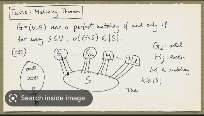 Solved Homework 1. Find a perfect matching. If there is | Chegg.com