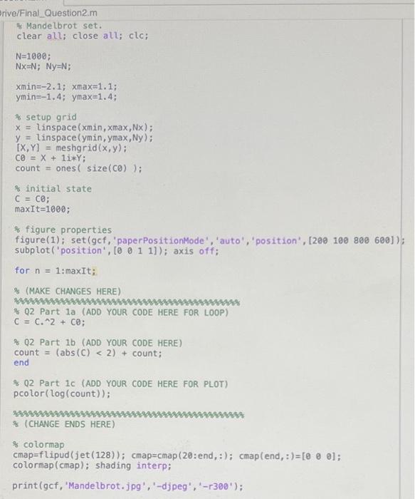 Solved art 2: Modification: a) Modify the resolution ( Nx,Ny | Chegg.com