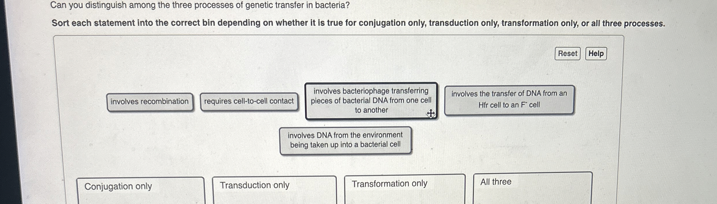 Solved Can you distinguish among the three processes of | Chegg.com