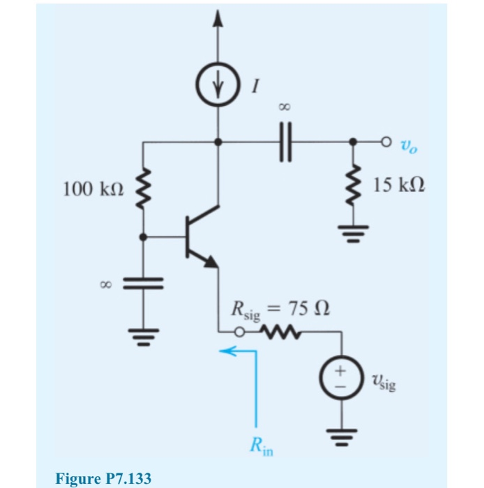 Solved D 7.133 For the circuit in Fig. P7.133, find the | Chegg.com