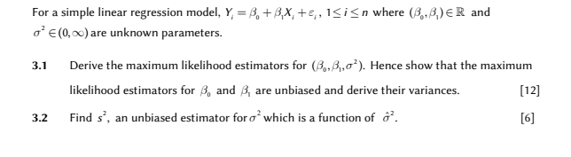 Solved For a simple linear regression model, | Chegg.com
