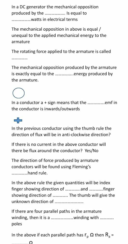 Solved If there are four parallel paths in the armature | Chegg.com