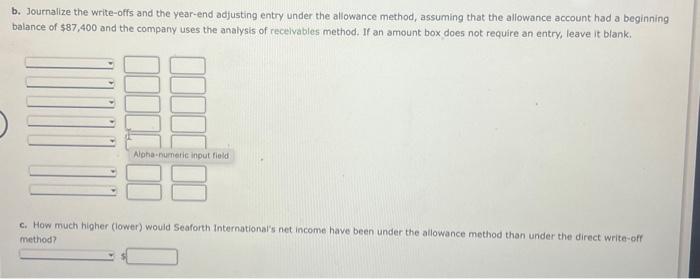 Solved Entries for bad debt expense under the direct | Chegg.com