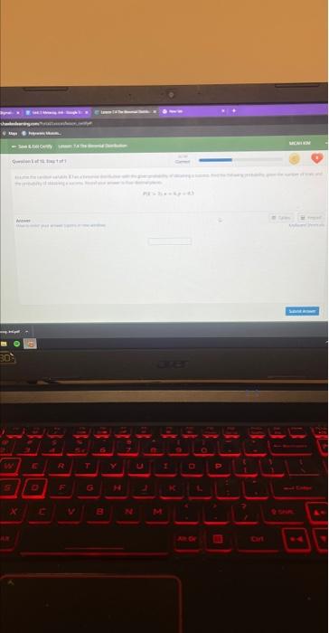 Solved Assume the random vaniable X has a binomial | Chegg.com