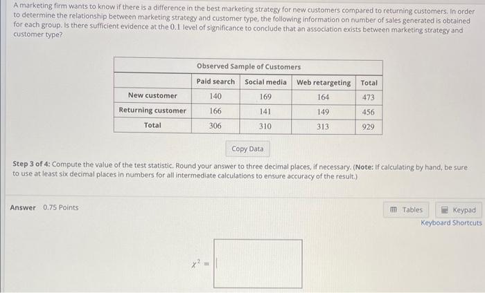 Solved A marketing firm wants to knowif there is a | Chegg.com