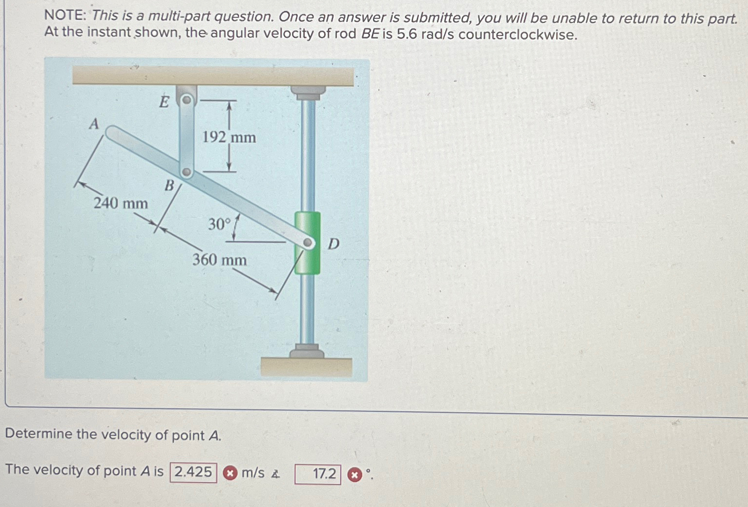 Solved NOTE: This is a multi-part question. Once an answer | Chegg.com