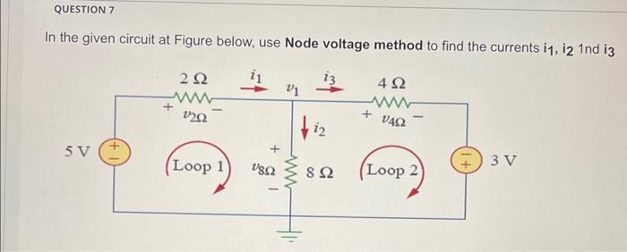 Solved In the given circuit at Figure below, use Node | Chegg.com