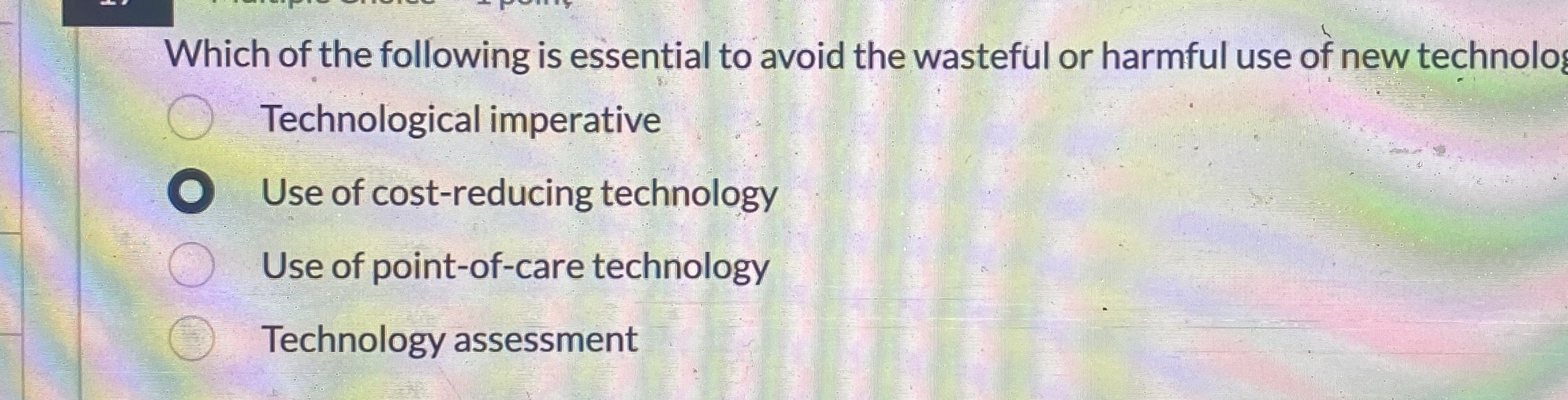 Solved Which of the following is essential to avoid the | Chegg.com