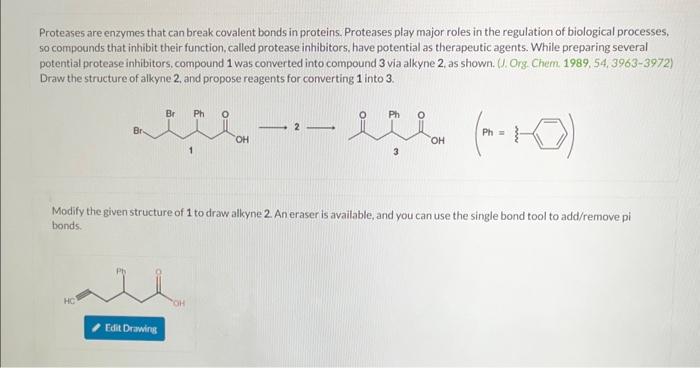 Solved Proteases are enzymes that can break covalent bonds | Chegg.com