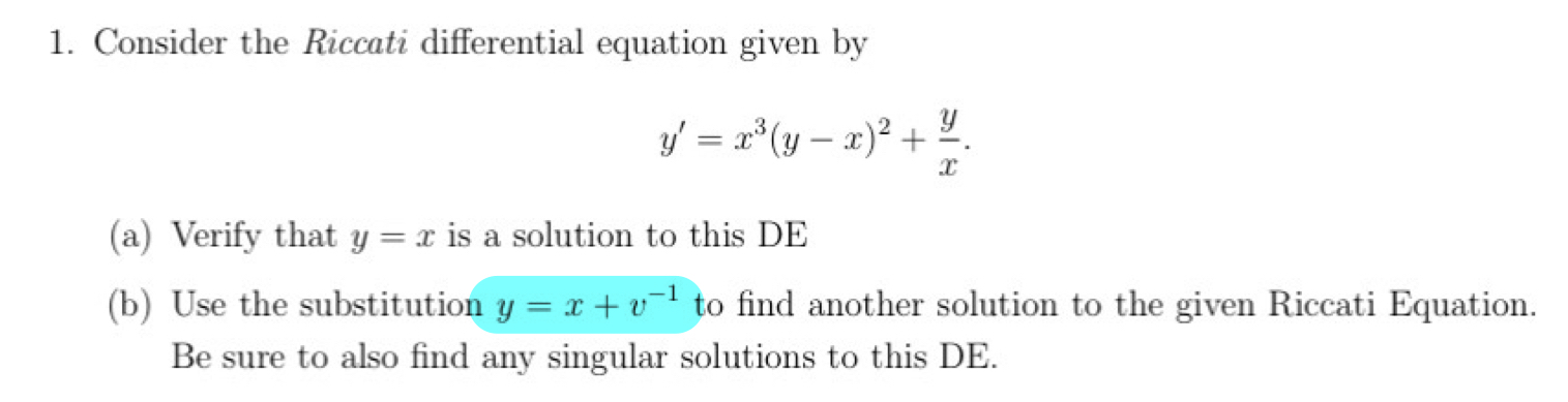 Solved How to solve Consider the Riccati differential | Chegg.com