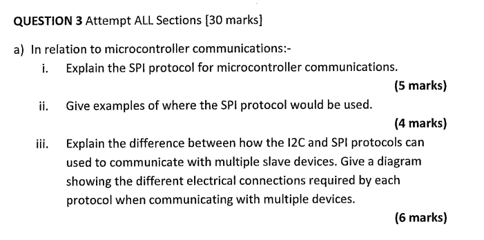 Solved QUESTION 3 ﻿Attempt ALL Sections [30 ﻿marks]a) ﻿In | Chegg.com