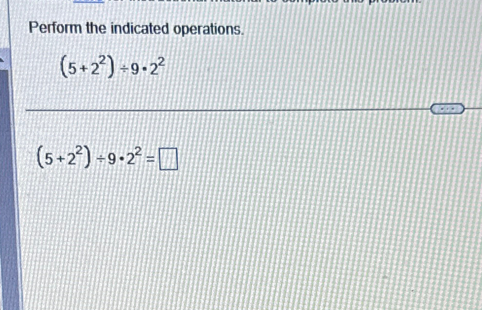 Solved Perform the indicated | Chegg.com