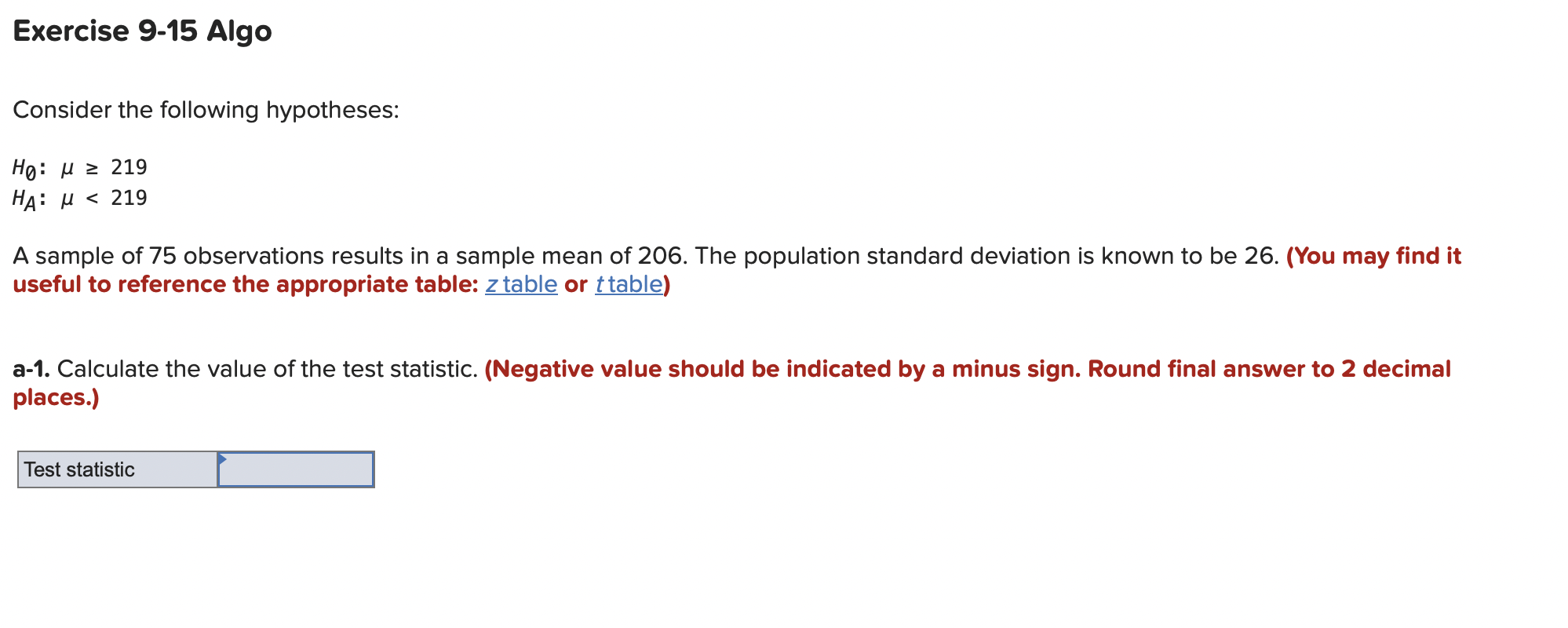Solved Exercise 9-15 ﻿AlgoConsider the following | Chegg.com