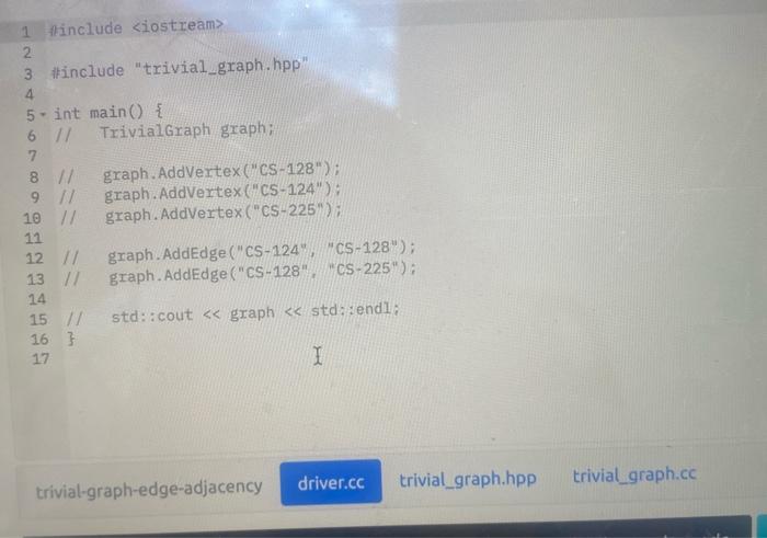 Solved in c ++ In this activity, you will be constructing | Chegg.com