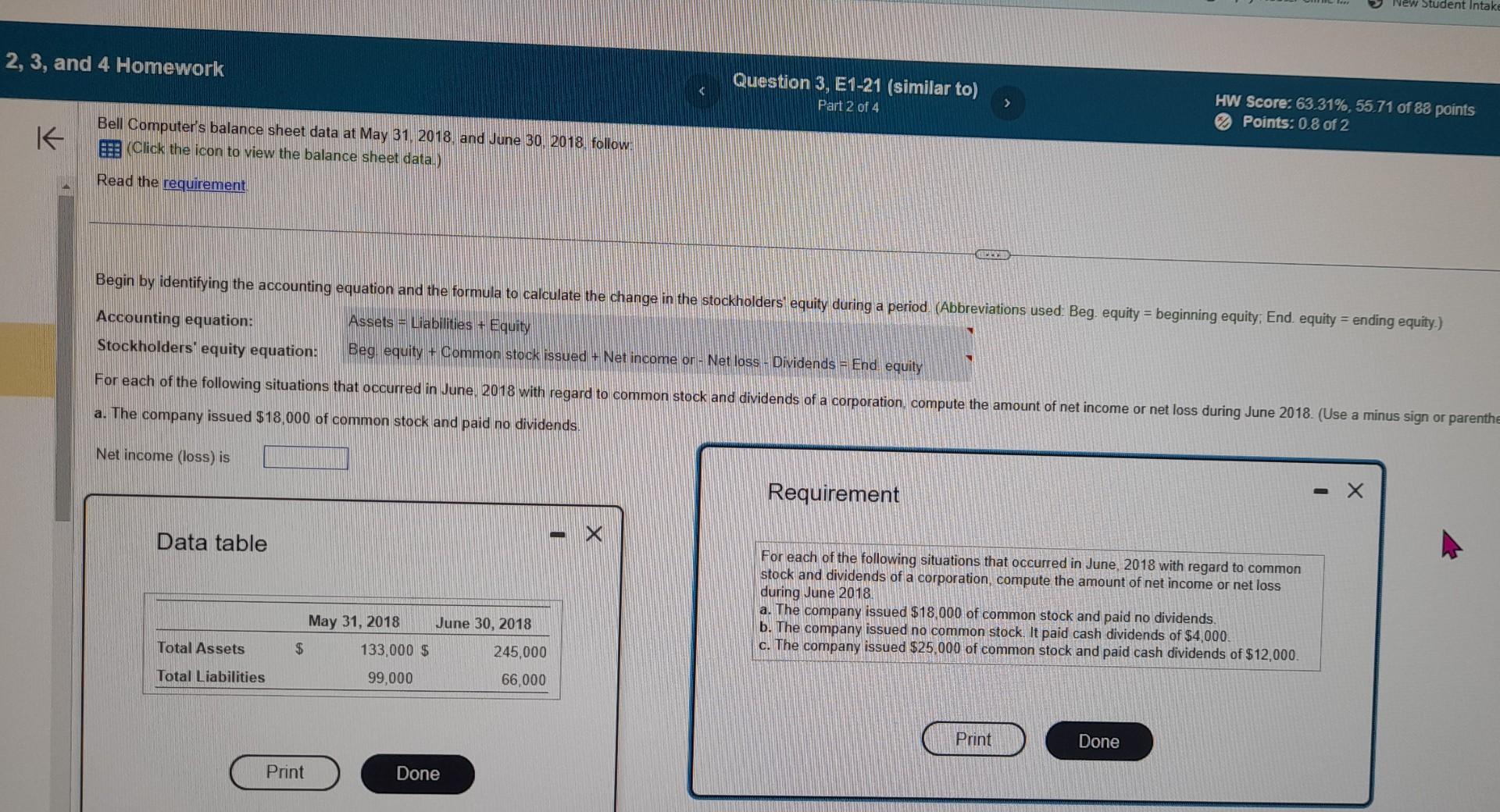 Solved Bell Computer's balance sheet data at May 31, 2018, | Chegg.com