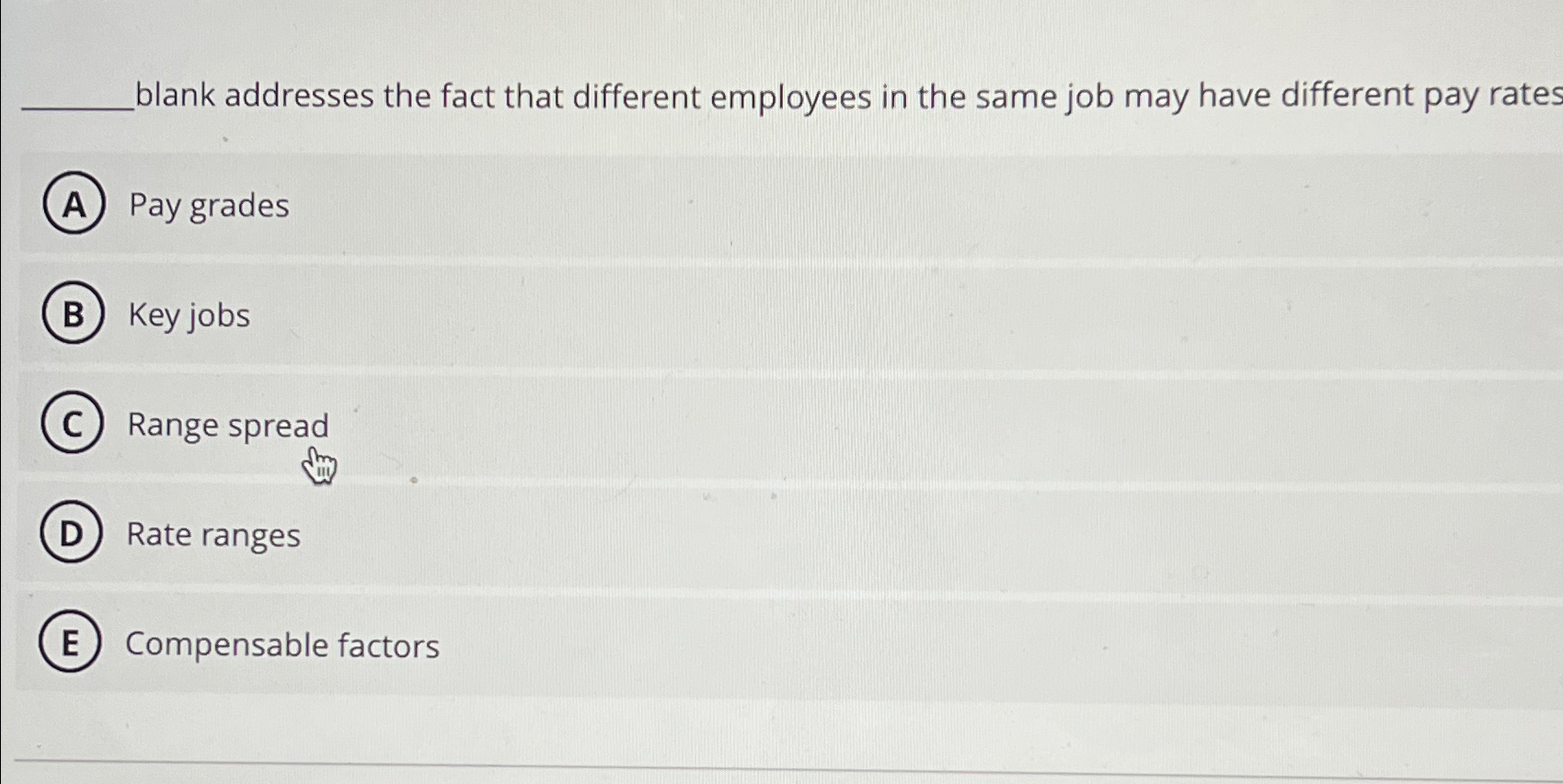 Solved blank addresses the fact that different employees in | Chegg.com