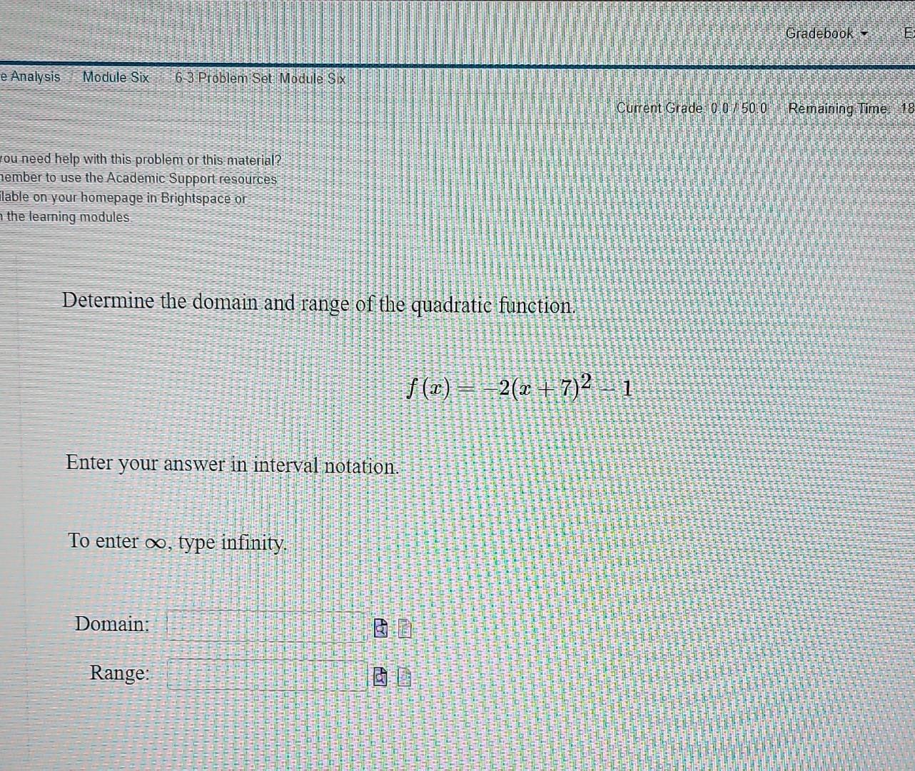 Solved Gradebook E e Analysis Module Six 6-3 Problem Set | Chegg.com