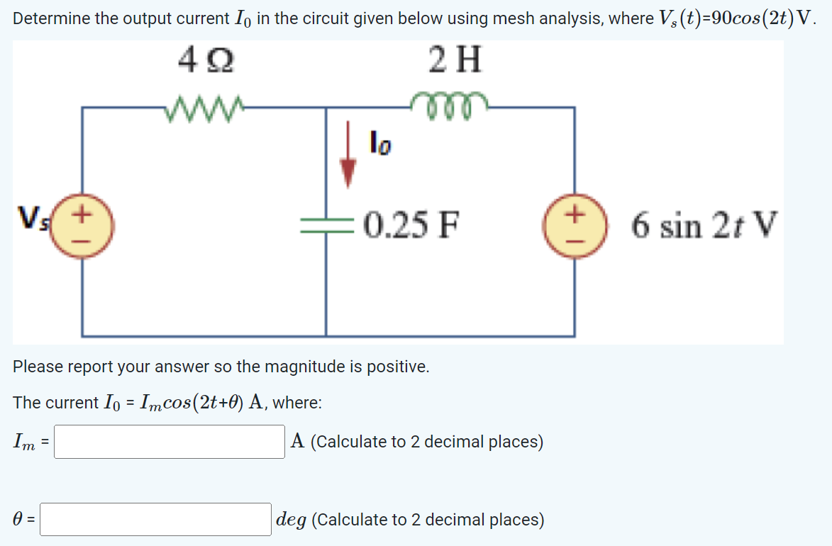 Solved Determine the output current I0 ﻿in the circuit given | Chegg.com