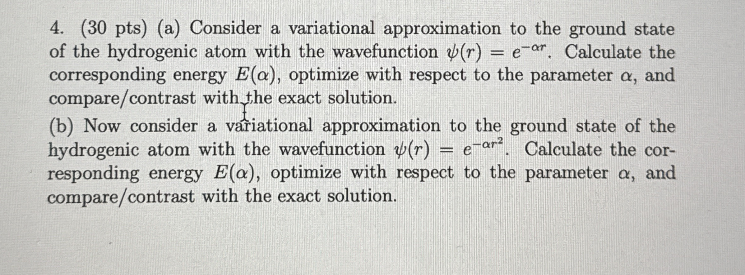 Solved 30 ﻿pts A ﻿consider A Variational Approximation
