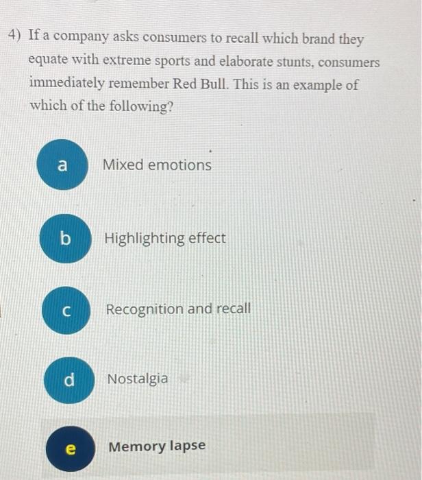 Solved Red Bull focuses on making consumers feel strong and | Chegg.com