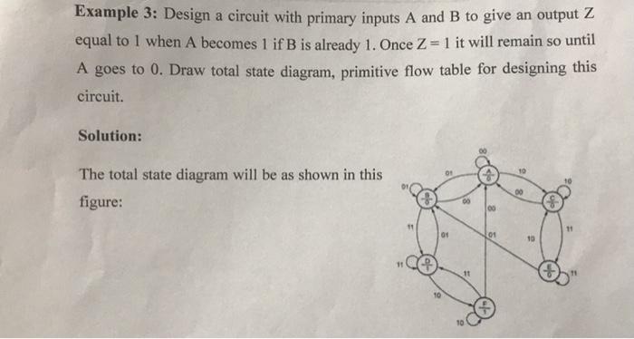 Design of Asynchronous State Machine Design Steps: 1. | Chegg.com
