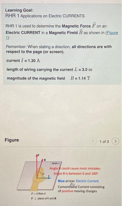 Solved Learning Goal: RHR 1 Applications on Electric | Chegg.com