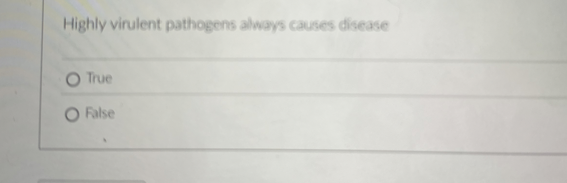 Solved Highly virulent pathogens abways causes | Chegg.com