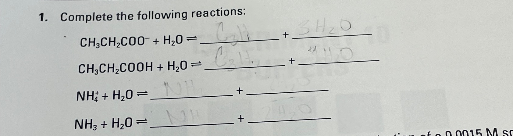 Complete the following reactions:()- | Chegg.com