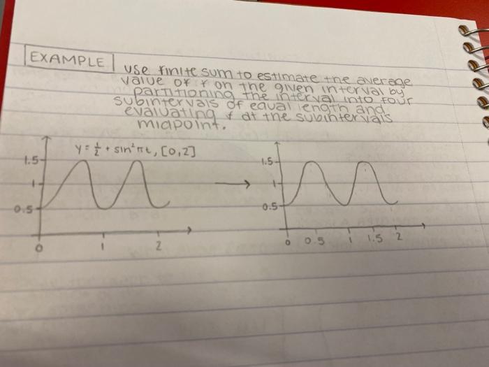 Solved use finite sums to estimate the average value of f on | Chegg.com
