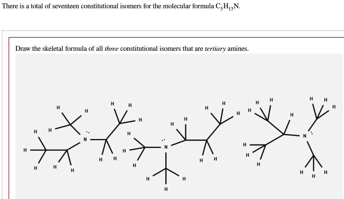 Solved There is a total of seventeen constitutional isomers | Chegg.com