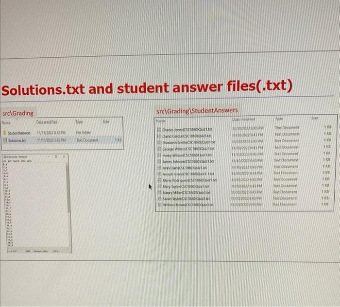 Solved In this project, you will be developing a simple | Chegg.com