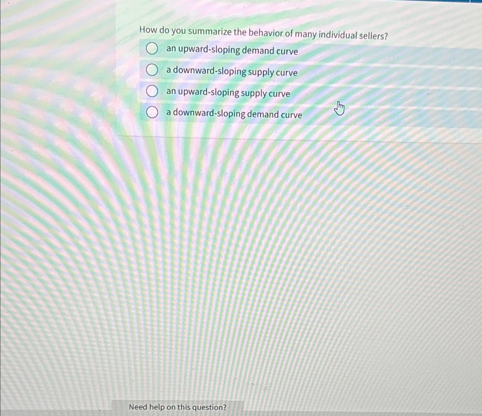 Solved How do you summarize the behavior of many individual | Chegg.com