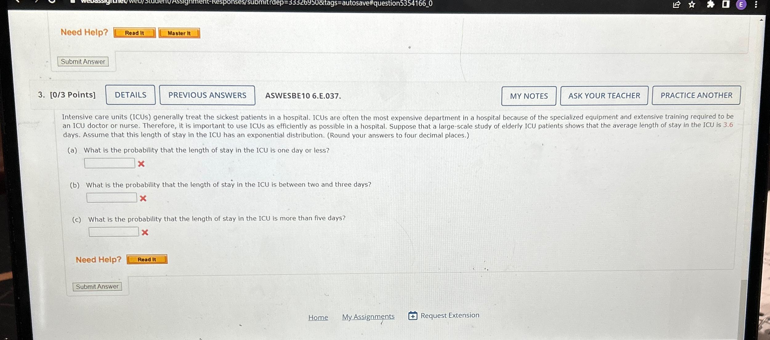 Solved Need Help?Master itSubmit Answer3. | Chegg.com