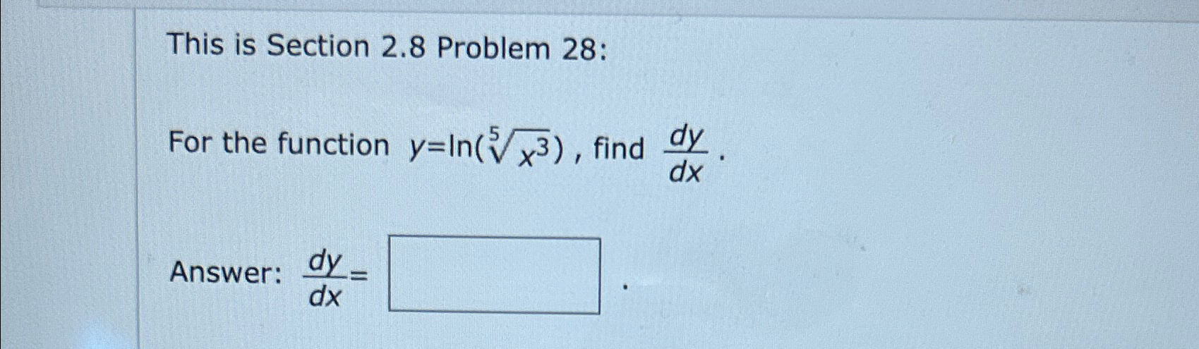 Solved This is Section 2.8 ﻿Problem 28:For the function | Chegg.com