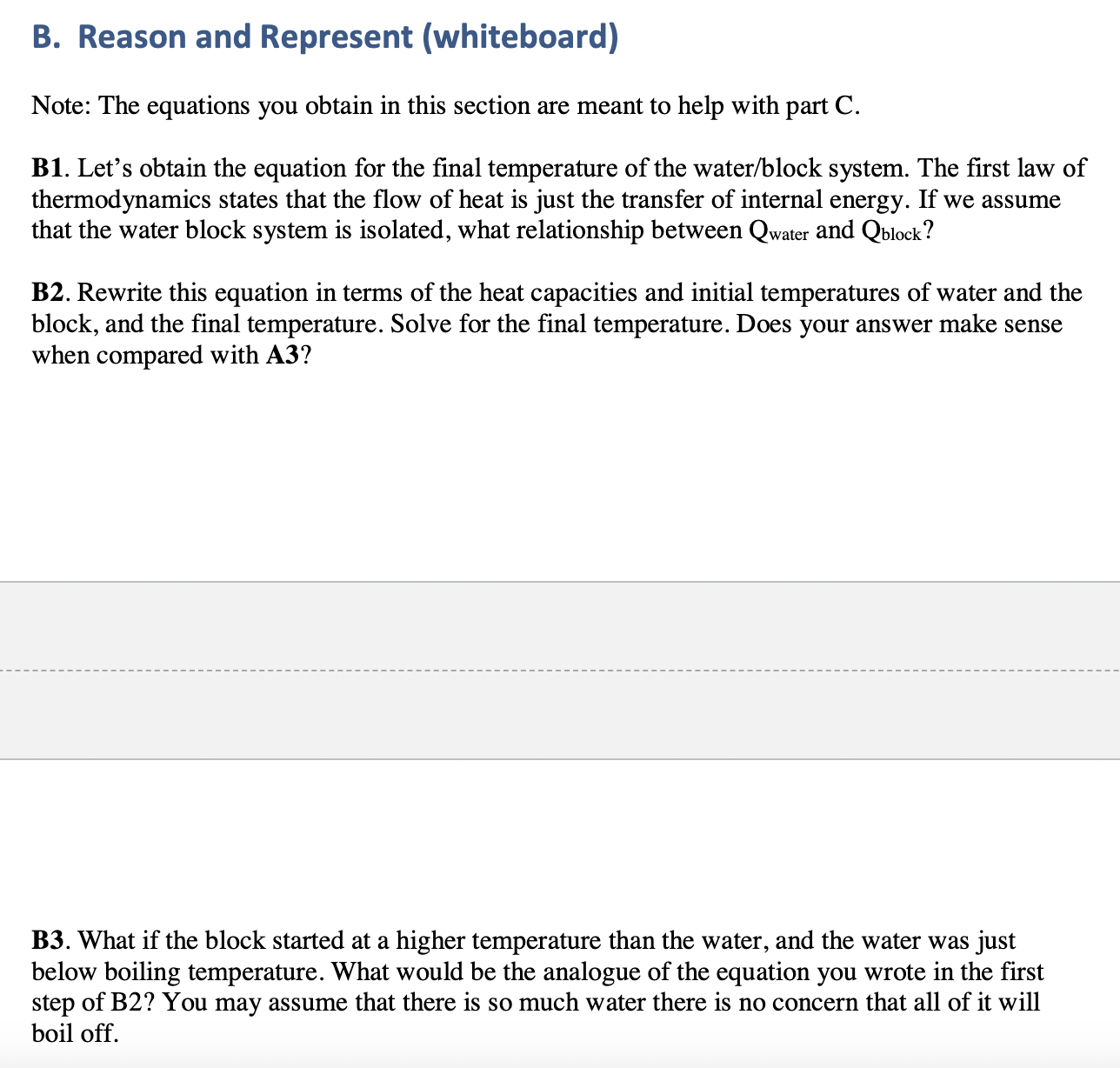Solved B3. ﻿What if the block started at a higher | Chegg.com