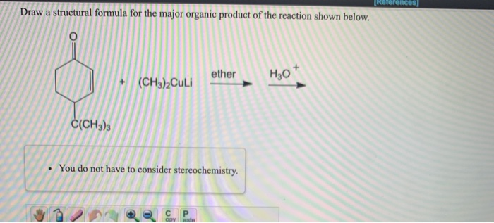 Solved Draw a structural formula for the major organic | Chegg.com