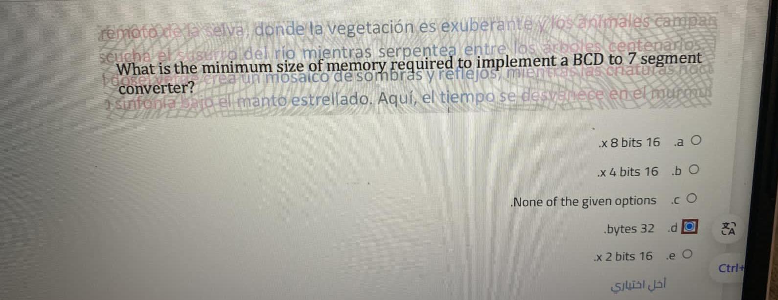 Solved What is the minimum size of memory required to | Chegg.com