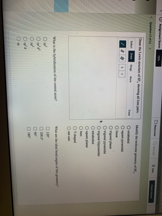Solved Assignment Score: 72% Resources chve Up?