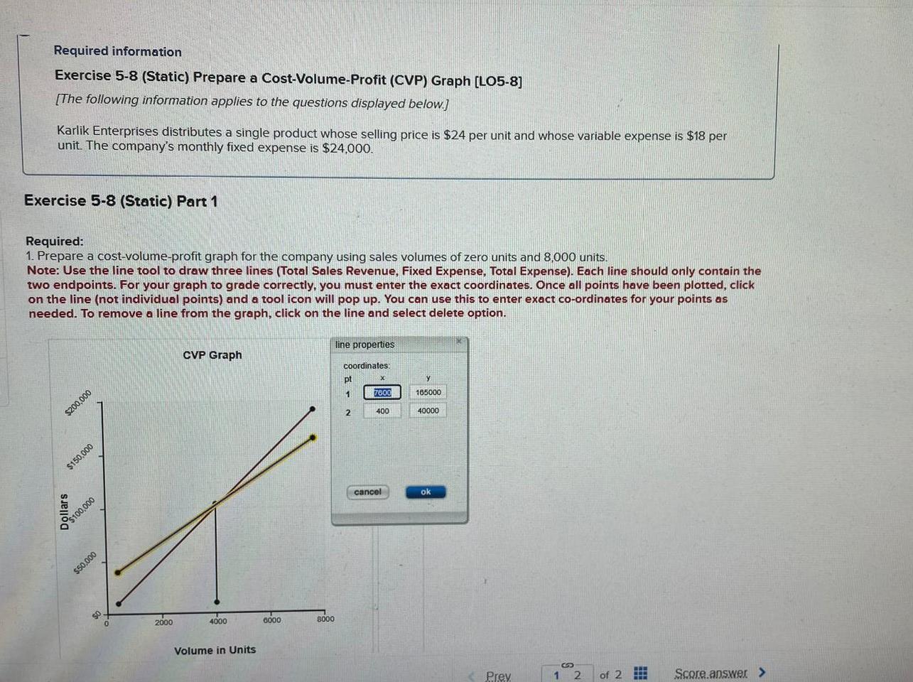 Solved Required information Exercise 5-8 (Static) Prepare a | Chegg.com