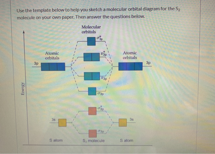 Solved Use the template below to help you sketch a molecular | Chegg.com