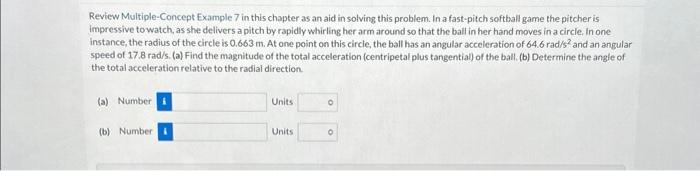 Solved Review Multiple-Concept Example 7 in this chapter as | Chegg.com