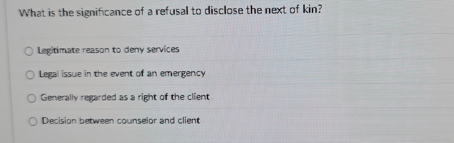 Solved What is the significance of a refusal to disclose the | Chegg.com