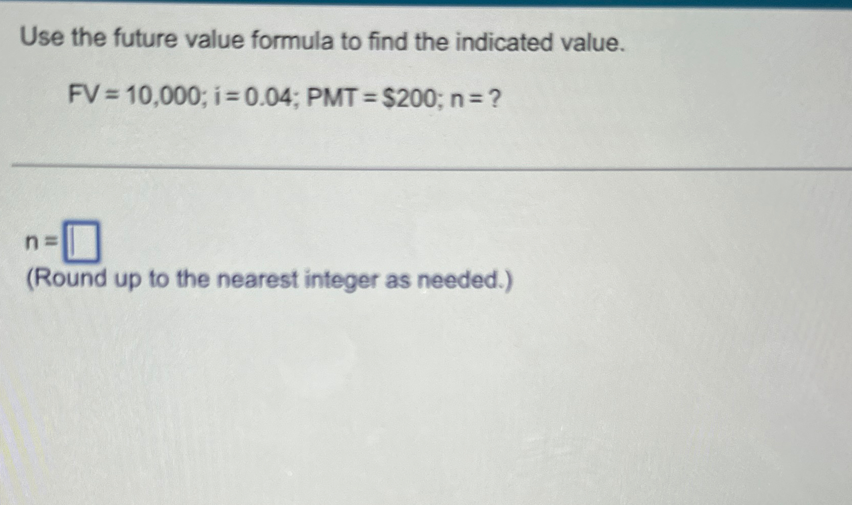 Solved Use the future value formula to find the indicated | Chegg.com