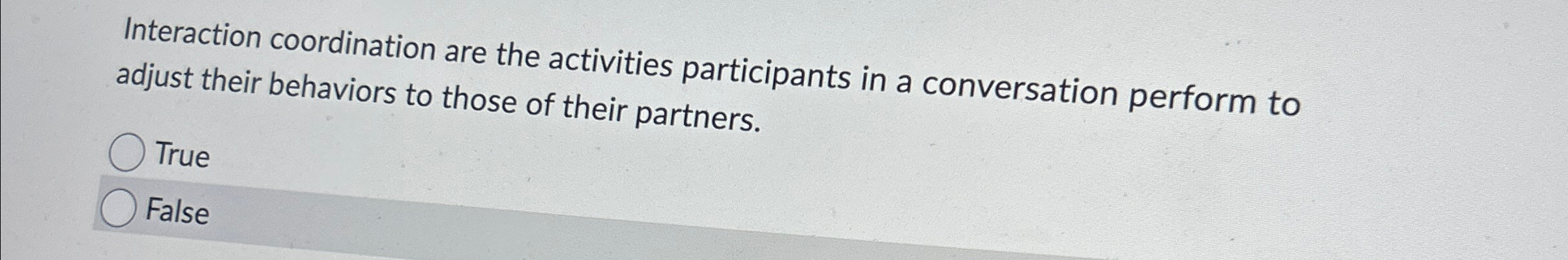 Solved Interaction coordination are the activities | Chegg.com